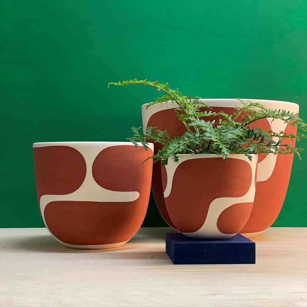 handmade ceramic planters